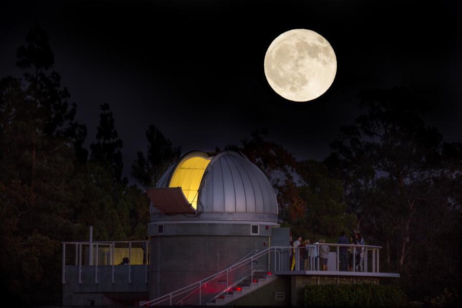 Full Moon Rises at Westmont Observatory | Westmont College